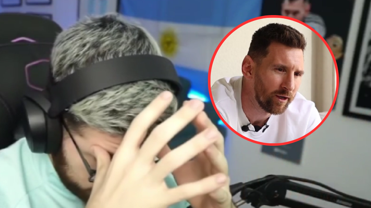 Al enterarse de que Messi irá al Inter Miami, un famoso streamer se ...
