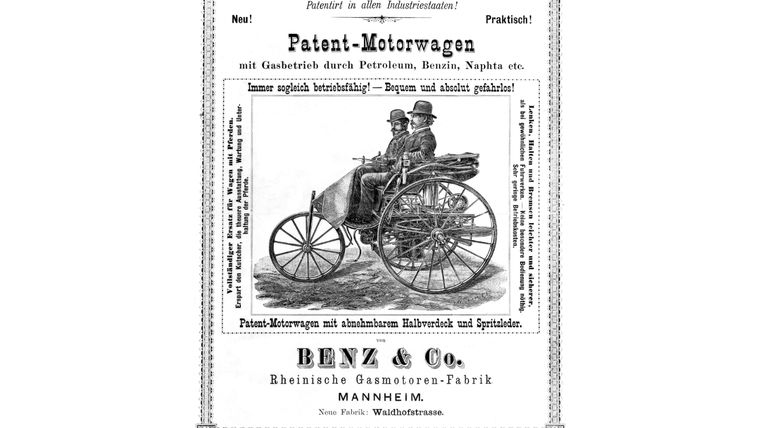 A 139 años del primer auto de Mercedes Benz