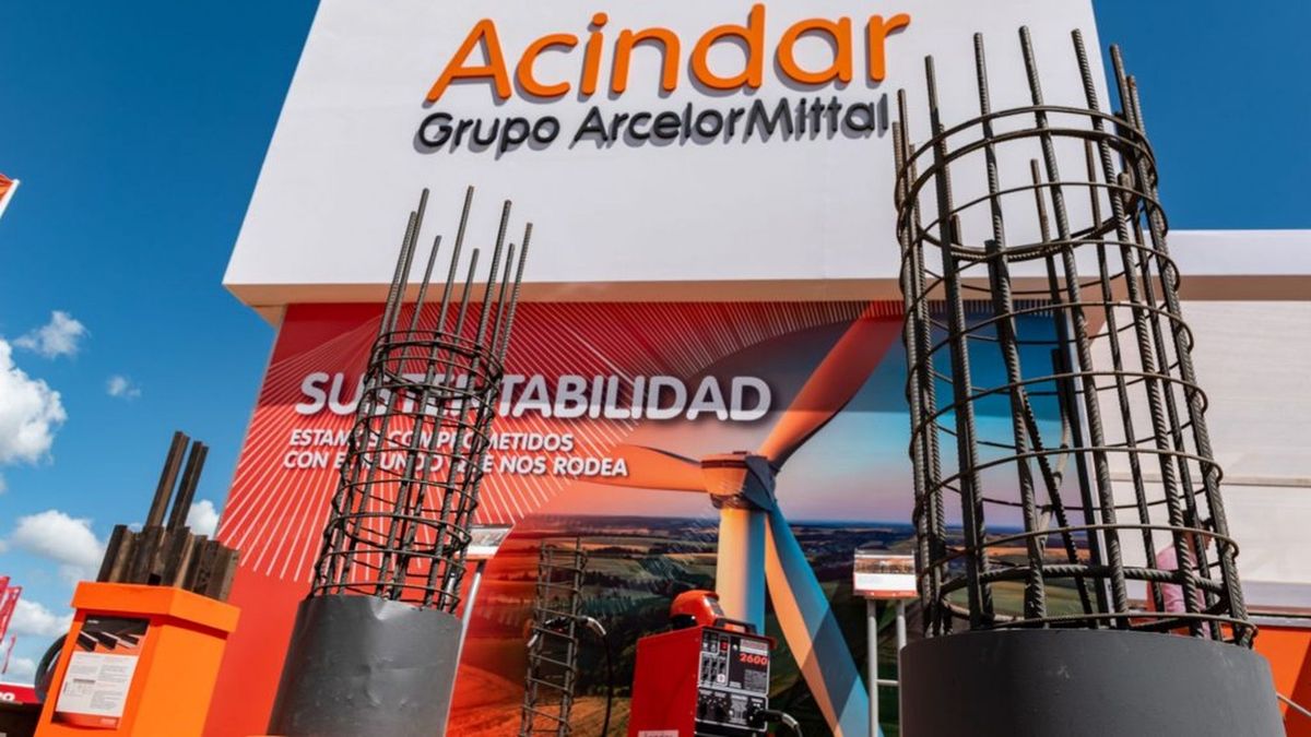 Acindar para su producción una semana con suspensión de personal de planta
