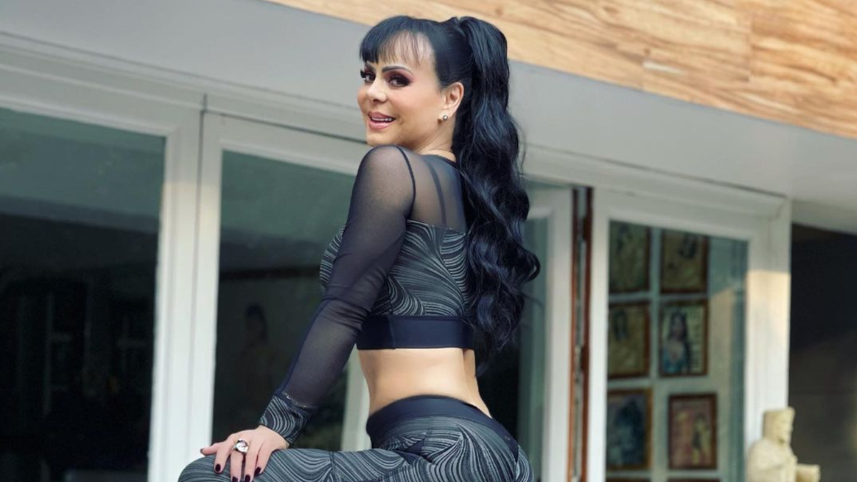 Los ajustados leggings animal print de Maribel Guardia ideales que marcan las piernas