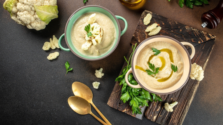 Cucharada saludable: receta de sopa de coliflor light, sin crema y ...