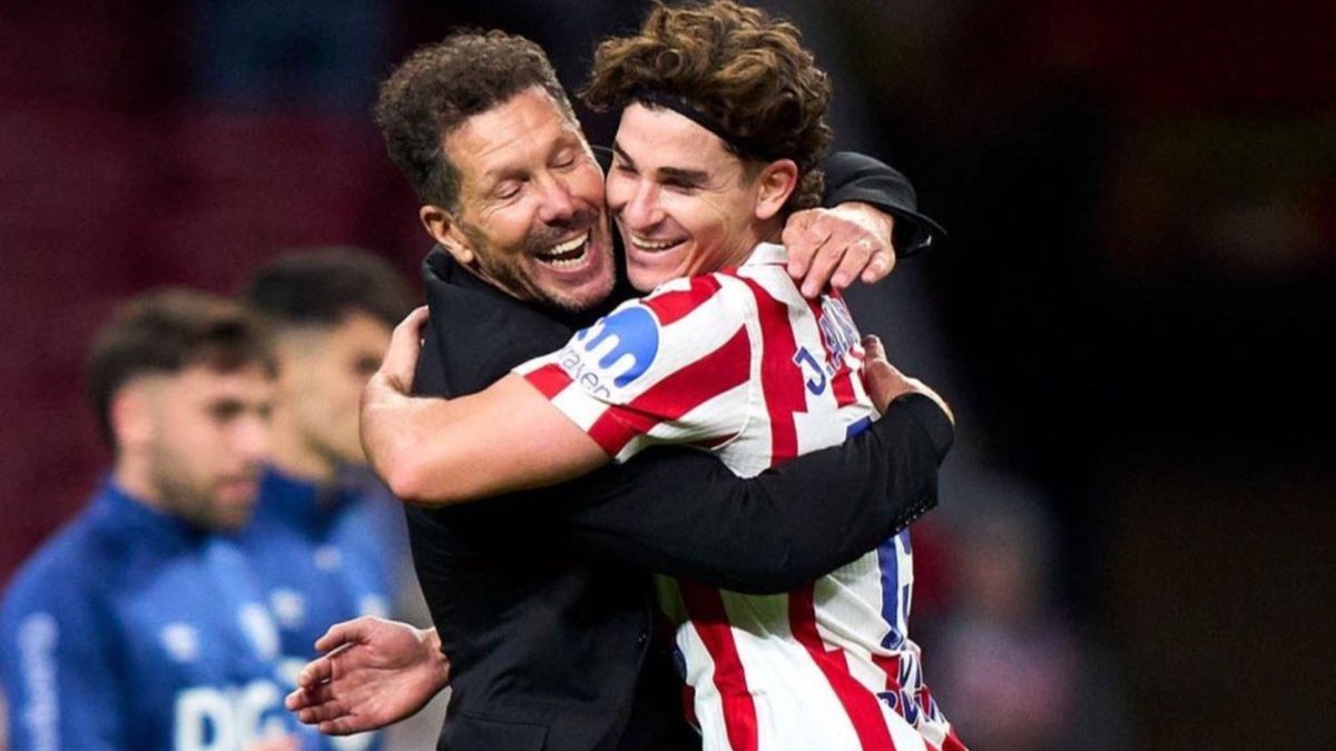 La dementida de Julián Álvarez tras el enojo viral con el Cholo Simeone: Fueron otras palabras