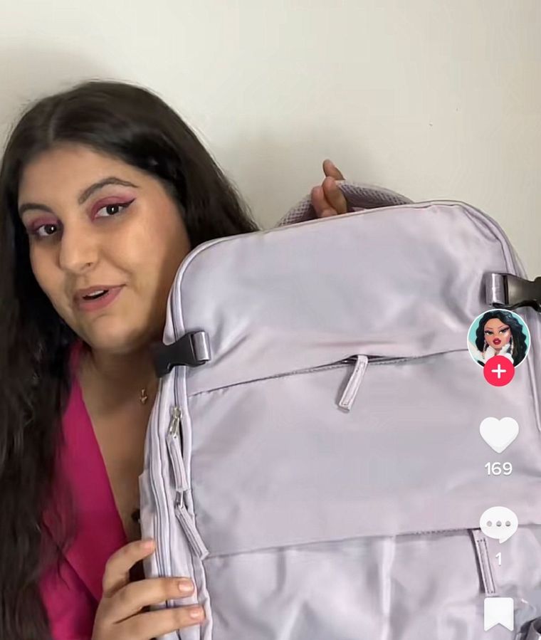 La mochila que se volvió viral, entra de todo y evita pagar extra de ...