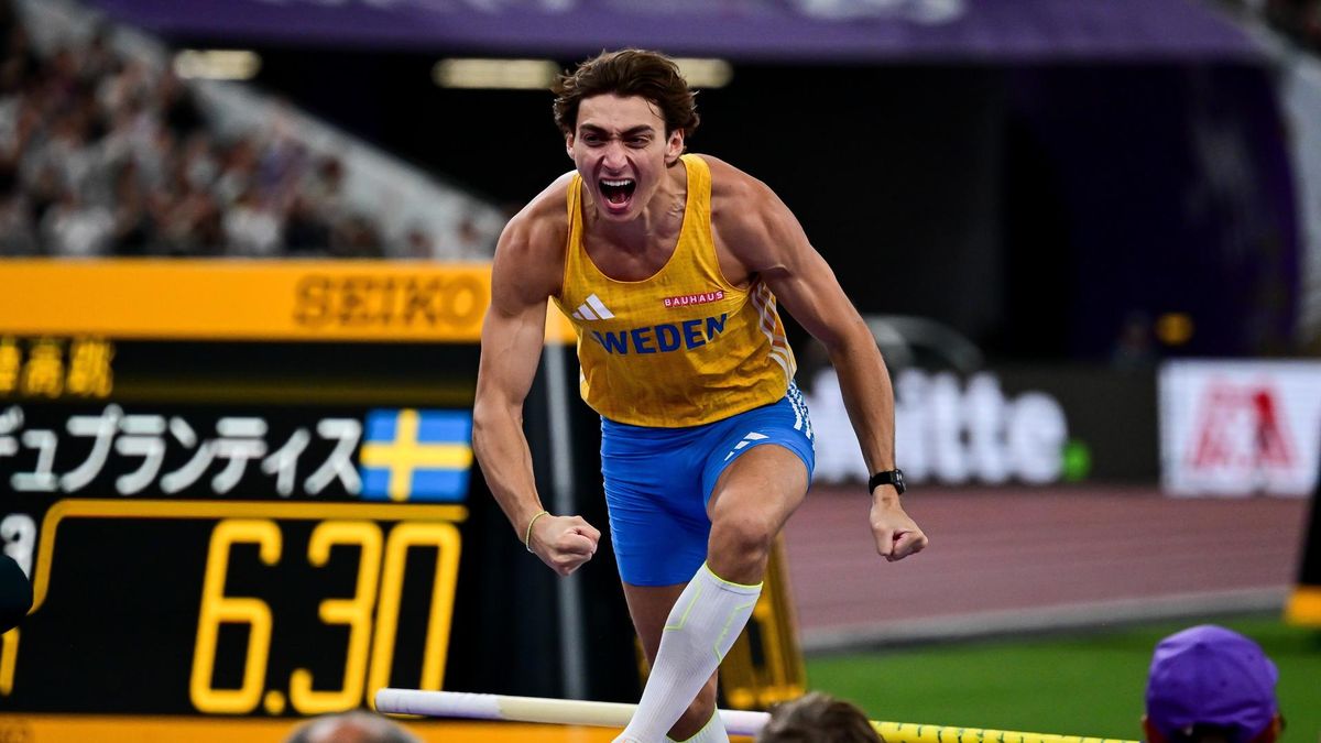 Armand Duplantis batió su propio récord y es tricampeón del Mundial de ...