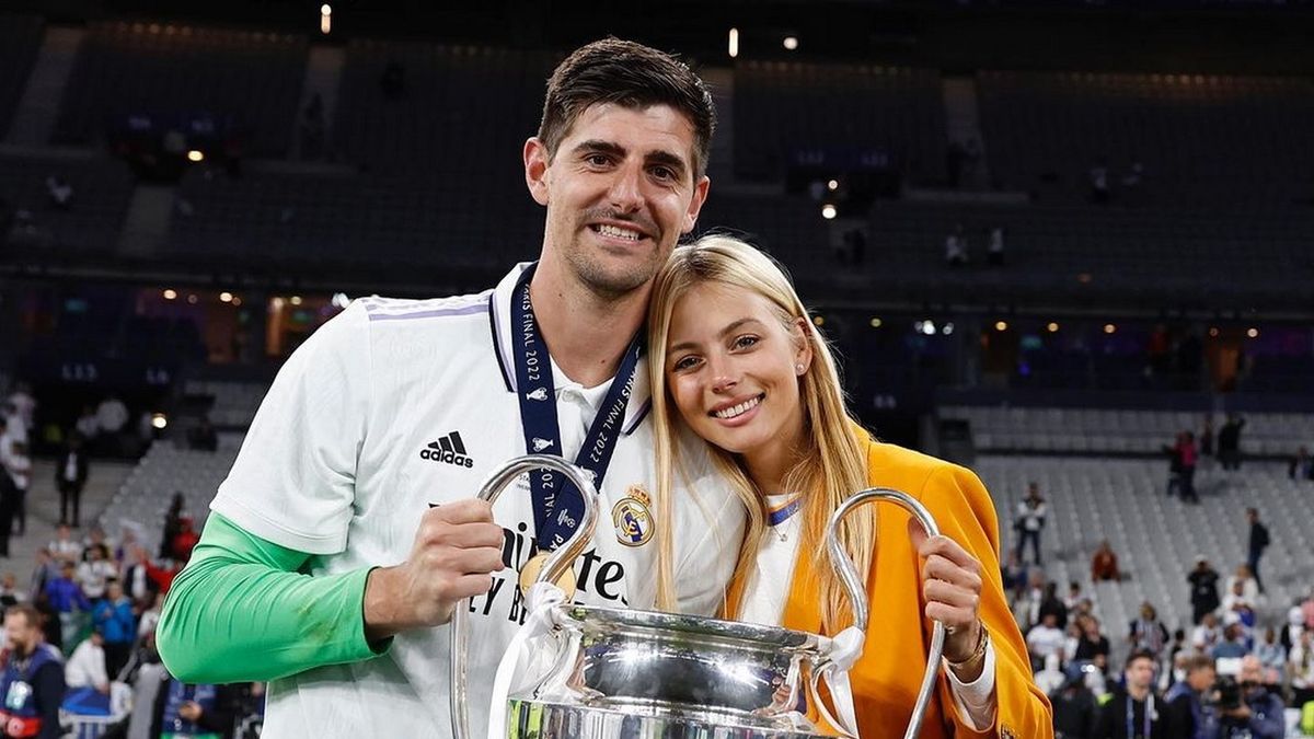 En medio de las críticas, el romántico momento que vivió Courtois junto ...