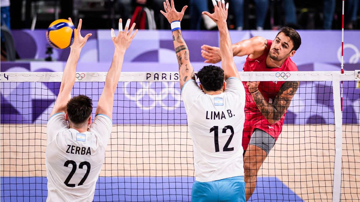 La selección masculina de vóley debutó en los JJOO con derrota ante ...