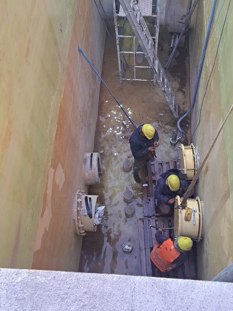 Corte de agua en Mendoza: así avanzan las obras de Aysam