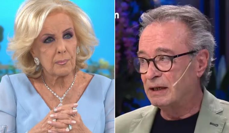 La cara de Oscar Martínez cuando Mirtha Legrand le preguntó cuánto gana ...