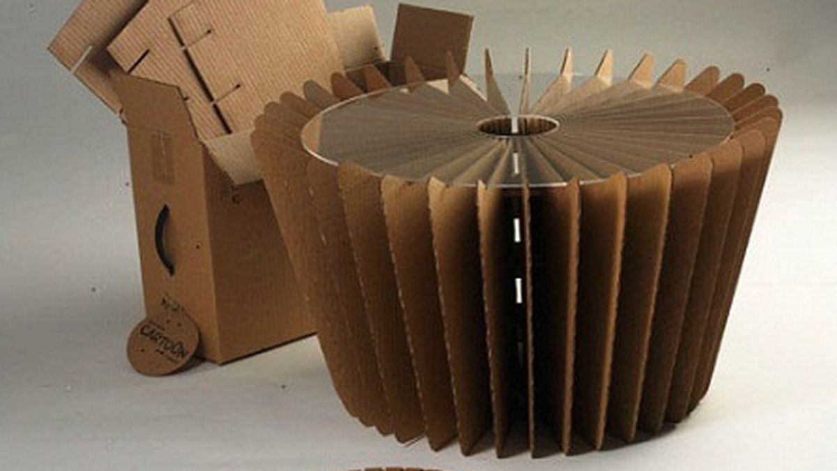 La revolución del diseño: muebles de cartón
