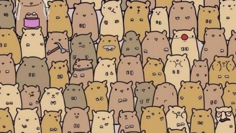 Una papa se esconde en el acertijo visual y pocos logran encontrarla ...