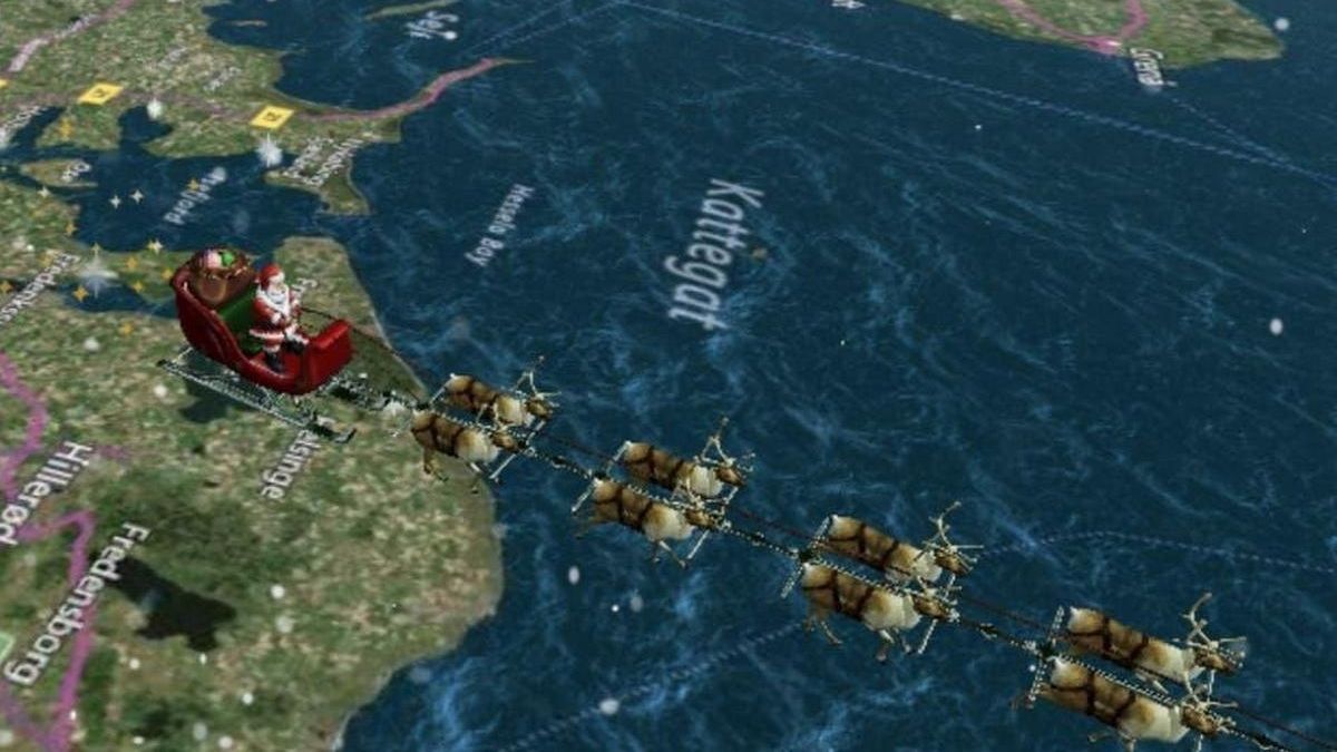 ¿Dónde está Papá Noel? Seguí en tiempo real su recorrido por el mundo