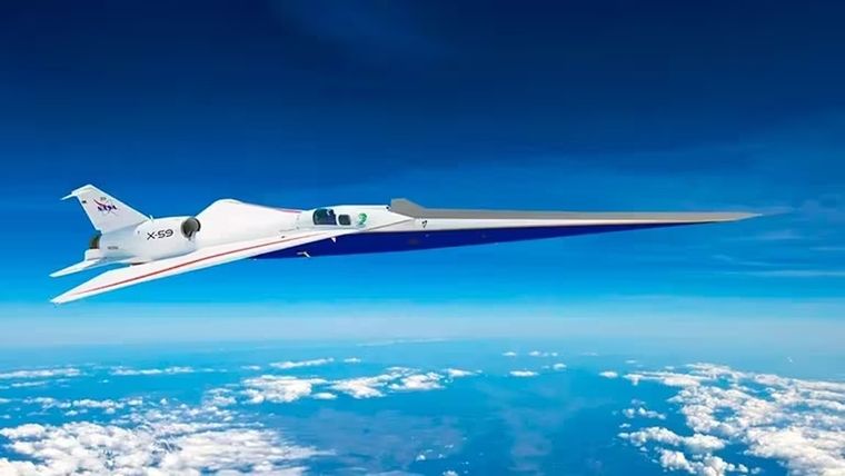 Más veloz que el sonido: así es el nuevo avión que presentó la NASA