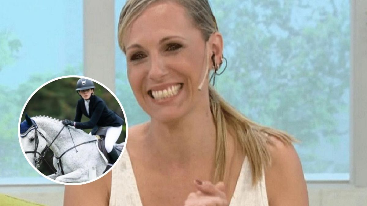 Denise Dumas presumió el talento de su hija Emma para la equitación