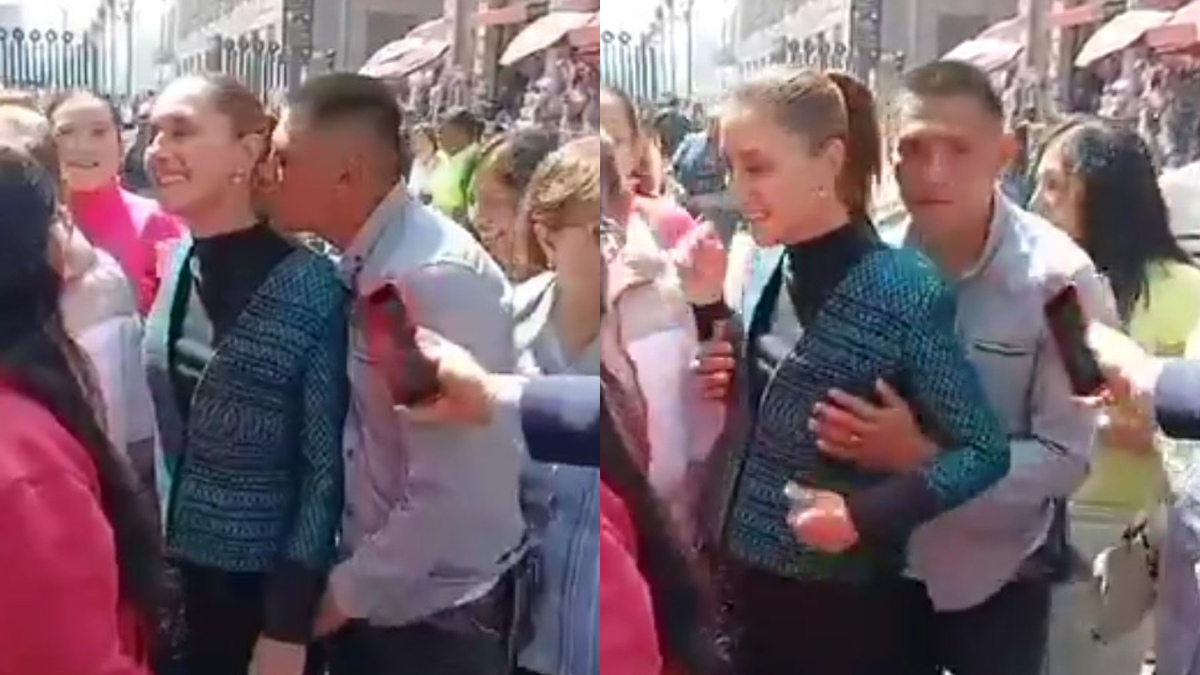 Repudiable: un hombre acosó a Claudia Sheinbaum en plena vía pública