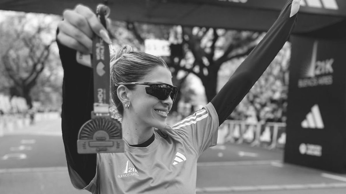 La felicidad de Cande Ruggeri con su gran logro en la Media Maratón de ...