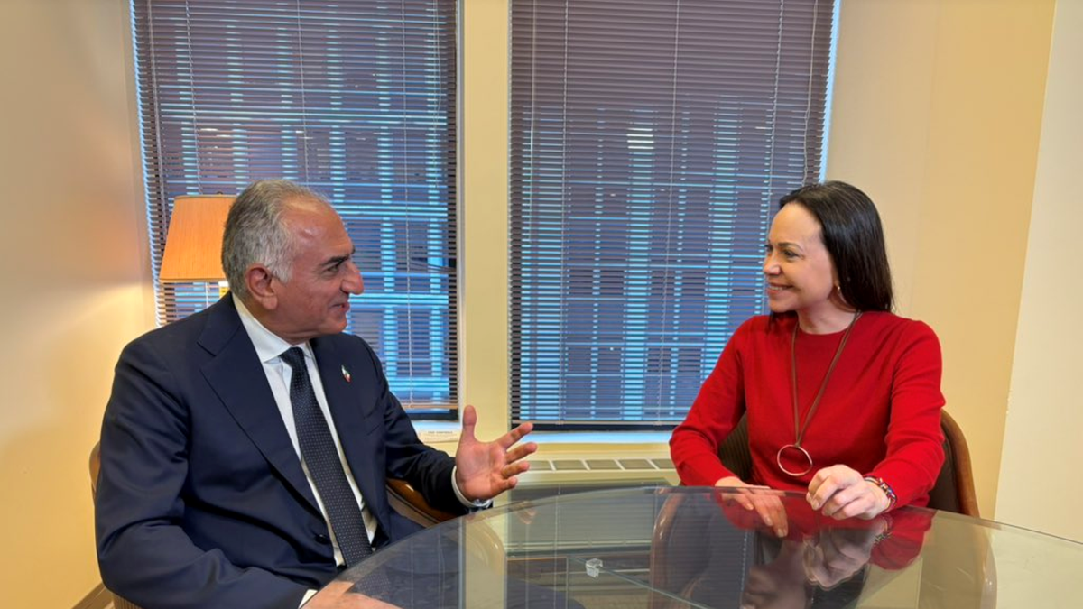 María Corina Machado se reunió con el príncipe heredero de Irán y ...