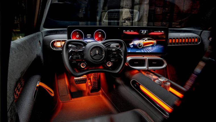 Así es el Mercedes AMG GT XX, el auto eléctrico con tres motores de ...