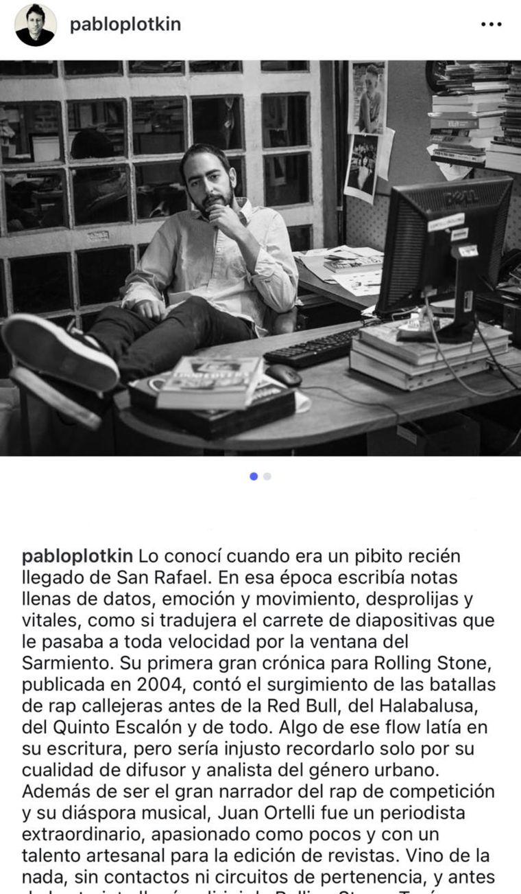 Conmoción: Juan Ortelli, exdirector de la revista Rolling Stone, falleció a los 43 años