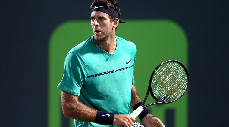 Del Potro enfrentará a Federer en el Masters de Miami