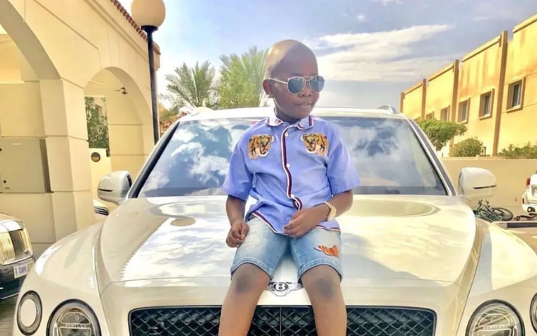 Lujo infantil: el nene de 12 años que ostenta un Lamborgini y una mansión