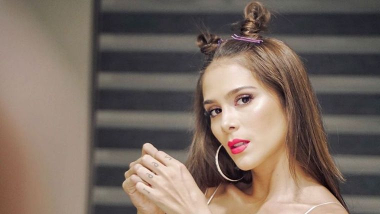 Sin nada arriba: la foto de Greeicy Rendón que voló la red