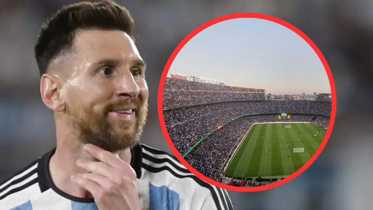 La tremenda ovación del Camp Nou a Messi en la Kings League