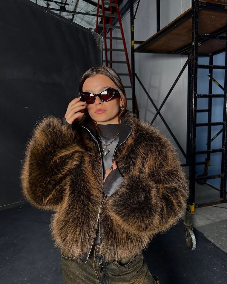 Así vivió Muna Pauls su primer gran logro como modelo: las fotos del look