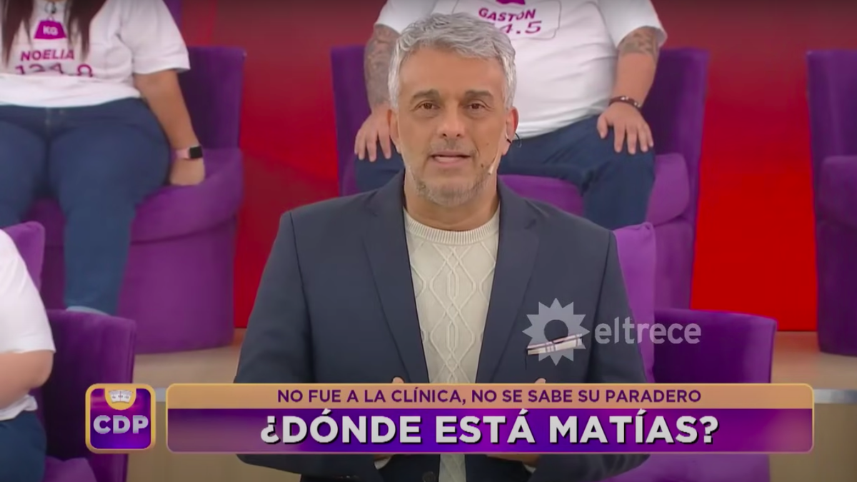 La desaparición de un participante de Cuestión de Peso mantiene en vilo ...