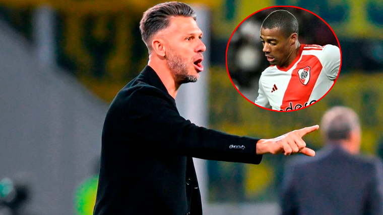 La tajante sentencia de Demichelis sobre el futuro de De la Cruz en River: Con Nico hay...