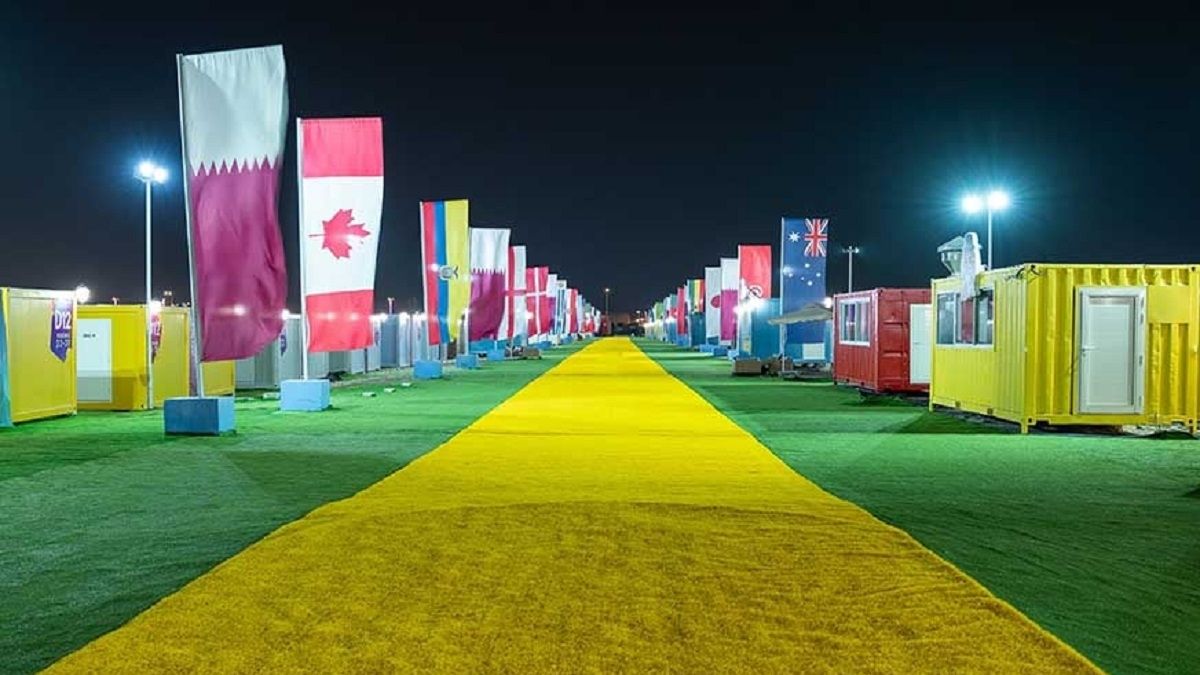 Así son por dentro los containers donde se hospedan los hinchas en Qatar