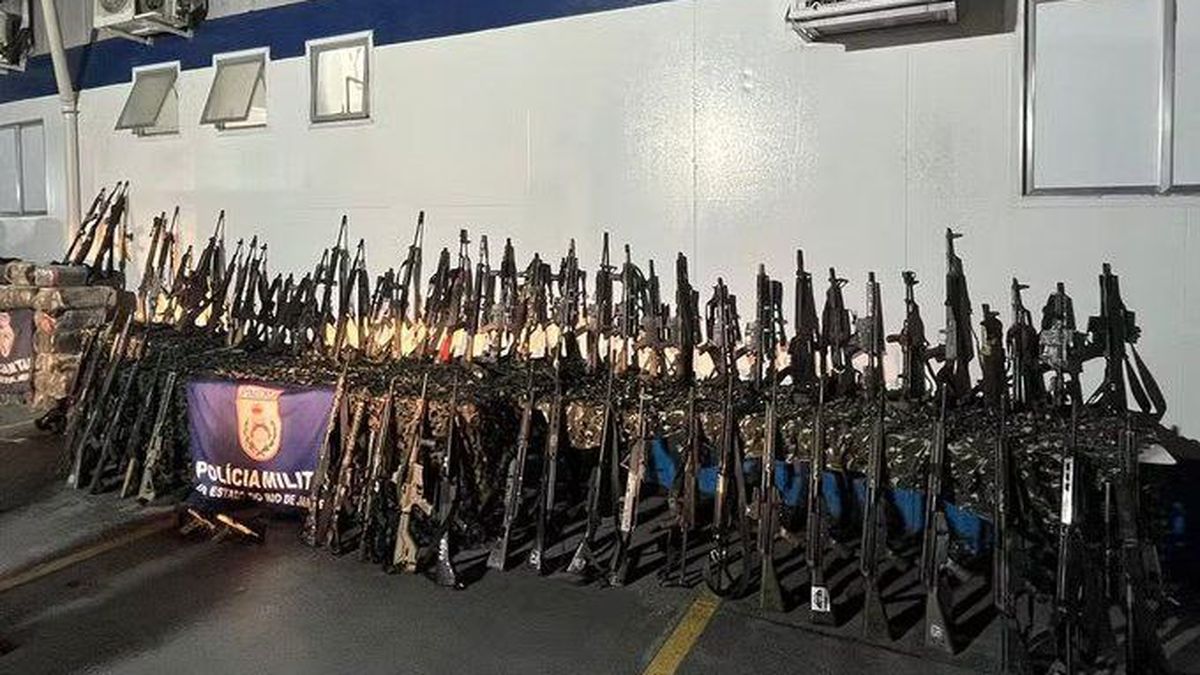 Así sería el fusil argentino encontrado entre las armas del Comando Vermelho