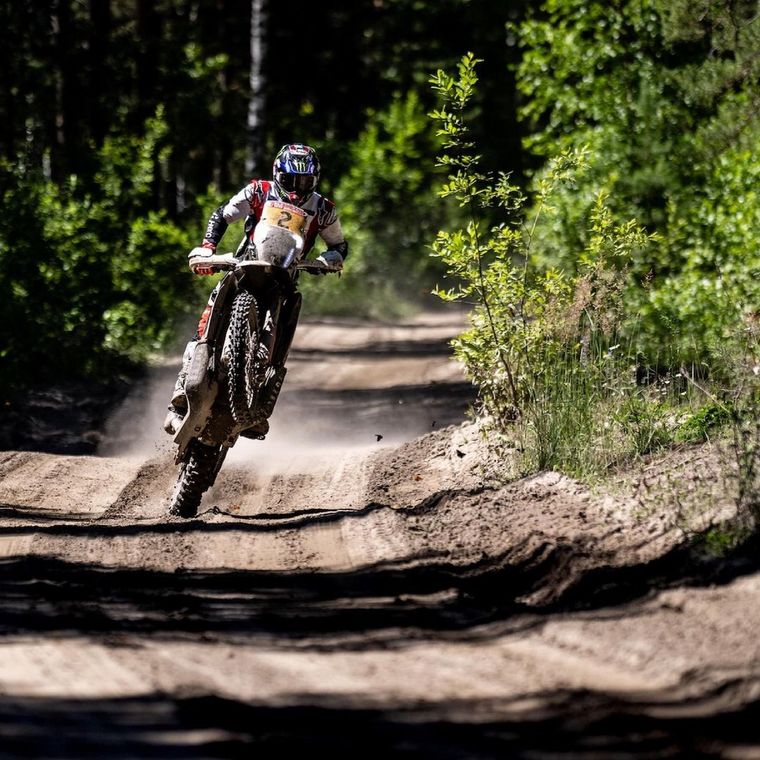 Franco Caimi cerró su buena presentación en la Ruta de la Seda