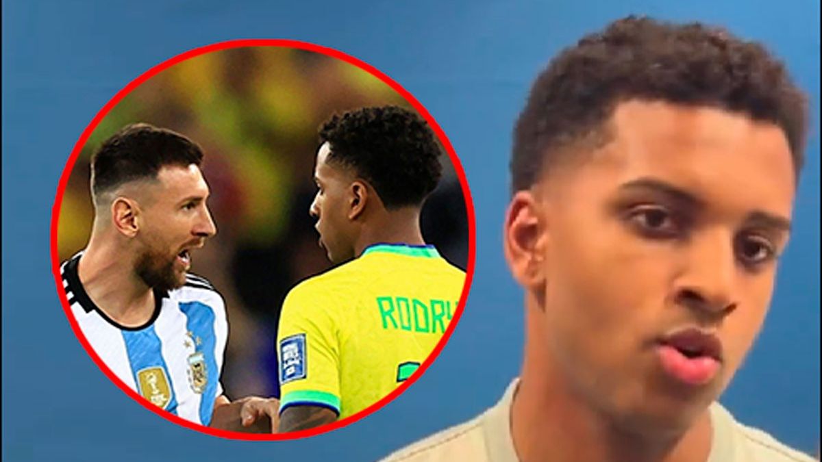 La llamativa respuesta de Rodrygo sobre su picante choque con Messi en ...