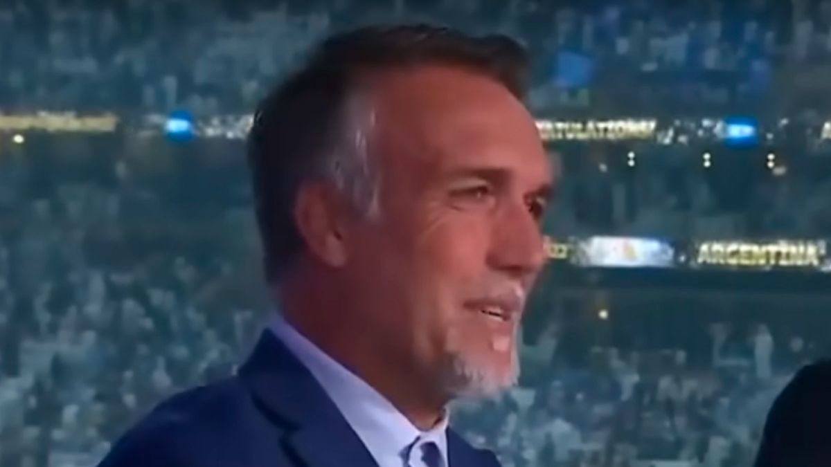 Batistuta quebró en llanto en la TV de Qatar a minutos de la ...