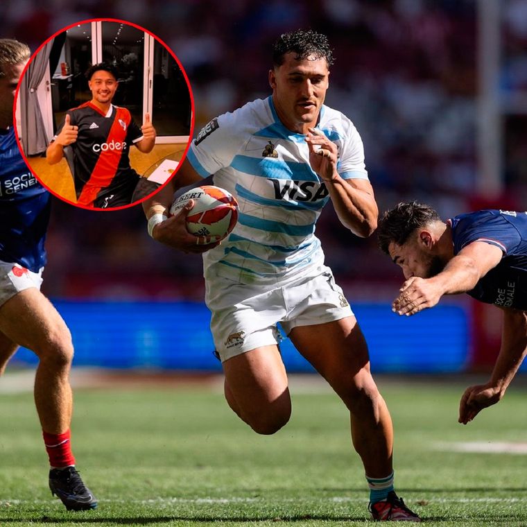 La revelación de Isgró: una figura del rugby internacional, hincha de River