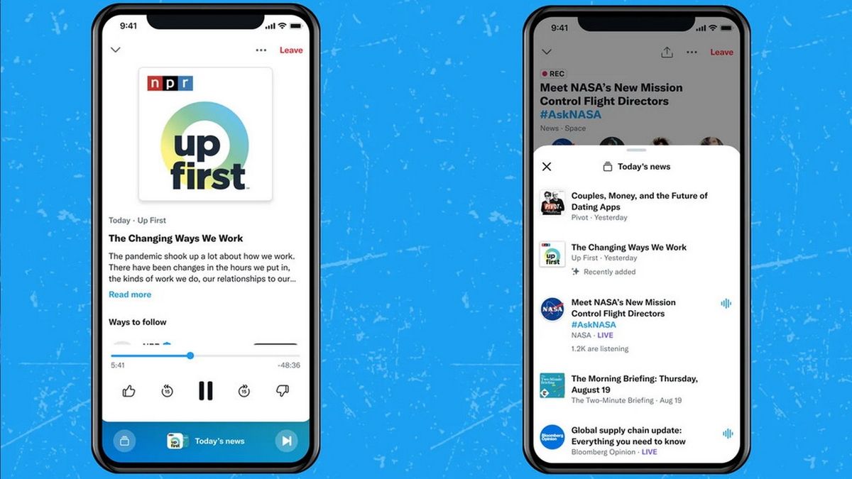 Twitter ya ofrece los podcast dentro de su plataforma