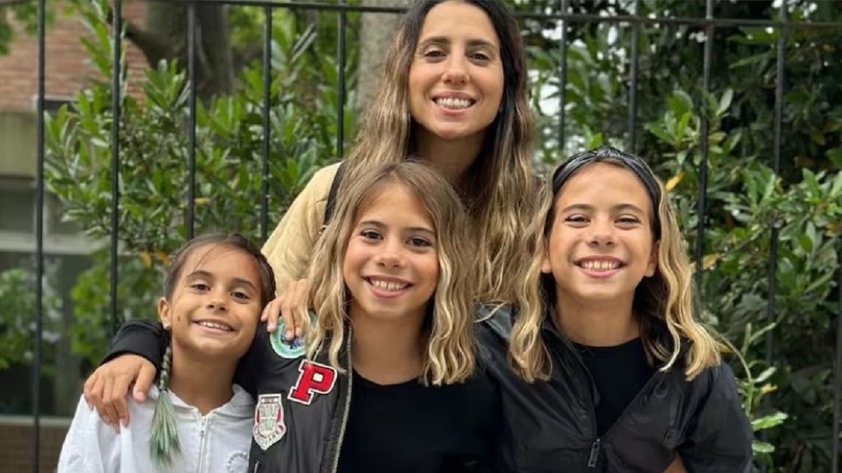 Cinthia Fernández llamó la atención de sus admiradores junto a sus hijas