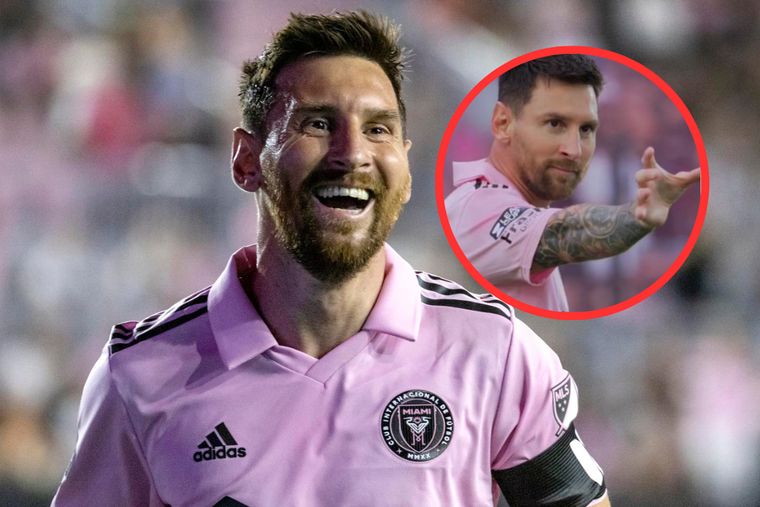 El significado del festejo de gol que Messi estrenó en Inter Miami y a ...